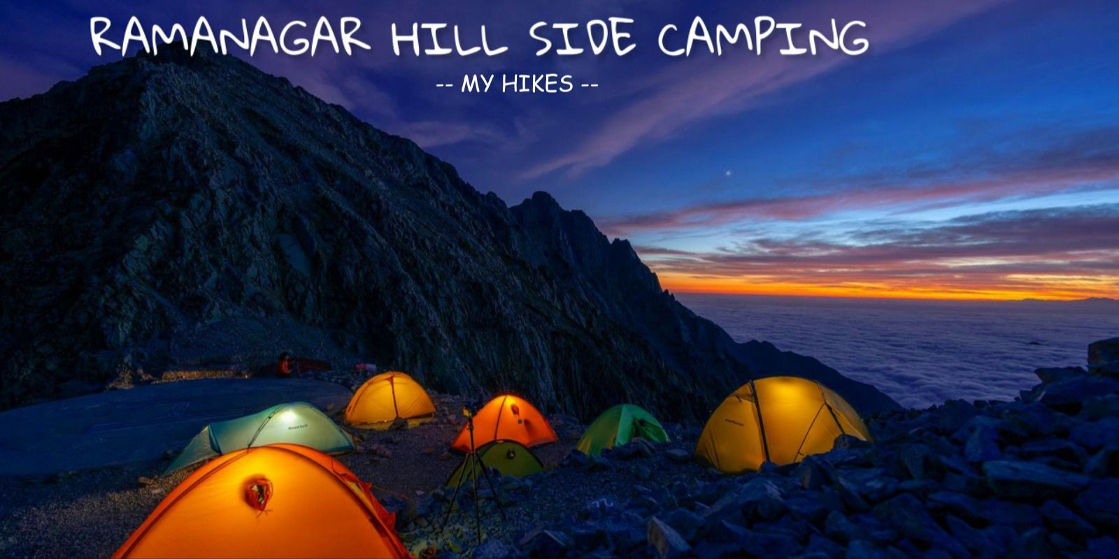 Night camping, trek & activities @Ramanagar | adventure Tickets ...