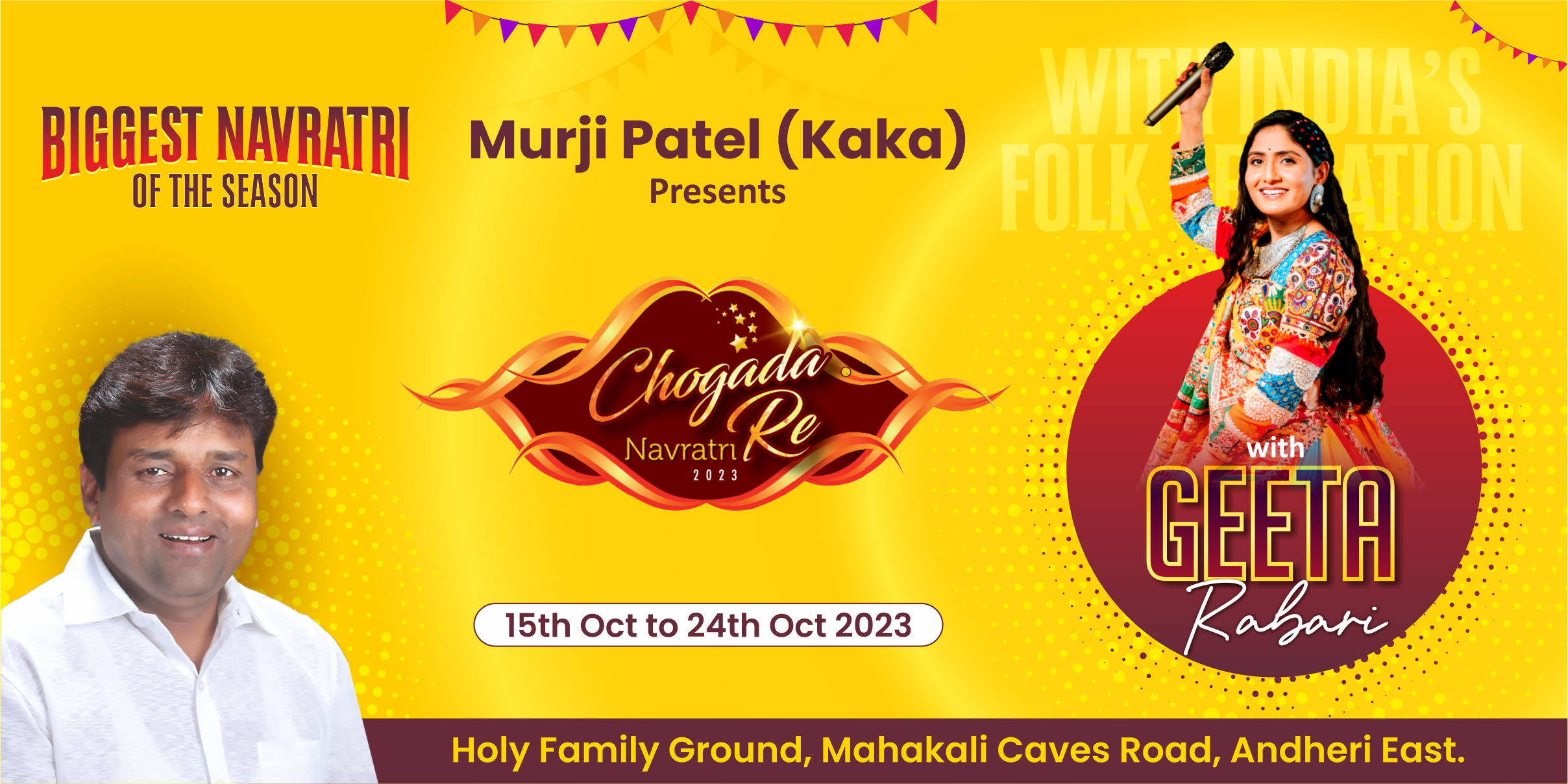 Chogada Re Navratri ft. Geeta Rabari Garba Event in Mumbai - BookMyShow