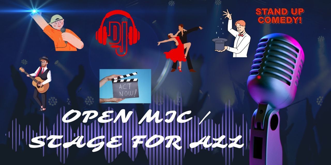 OPEN MIC / STAGE OPEN FOR ALL performances Event Tickets Bengaluru ...