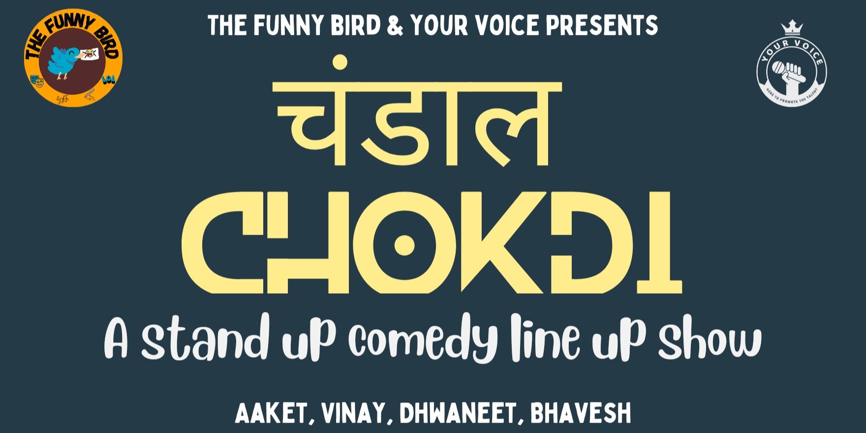 Chandal Chokdi - Stand Up Comedy Show comedy-shows Event Tickets Rajkot ...