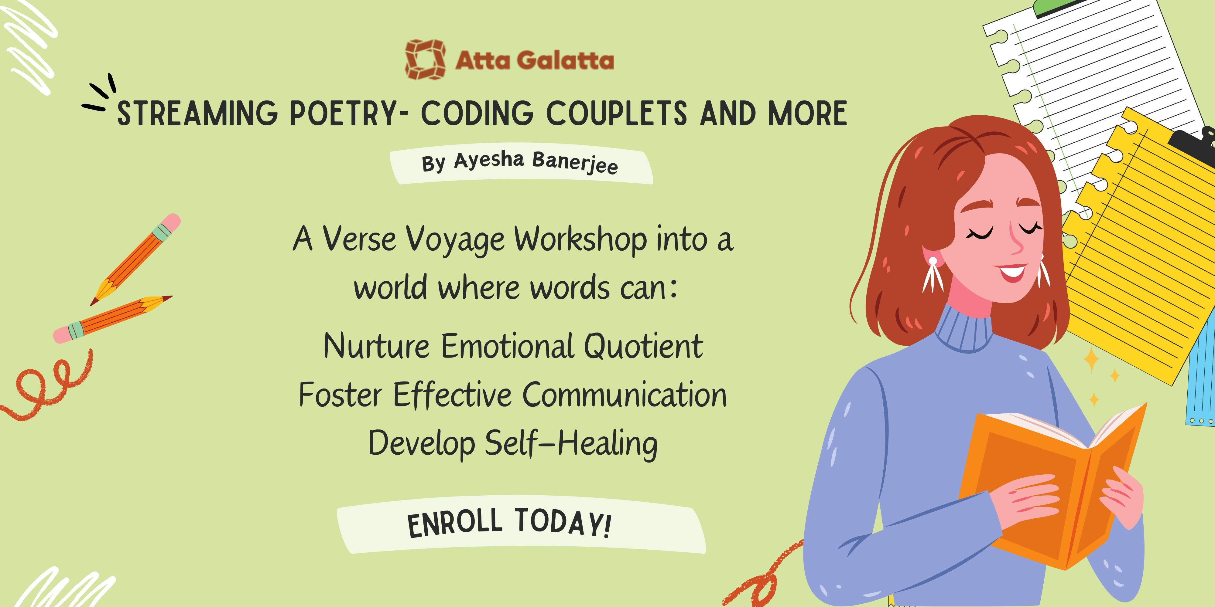 Streaming Poetry - Coding Couplets And More kids Event Tickets Mumbai ...