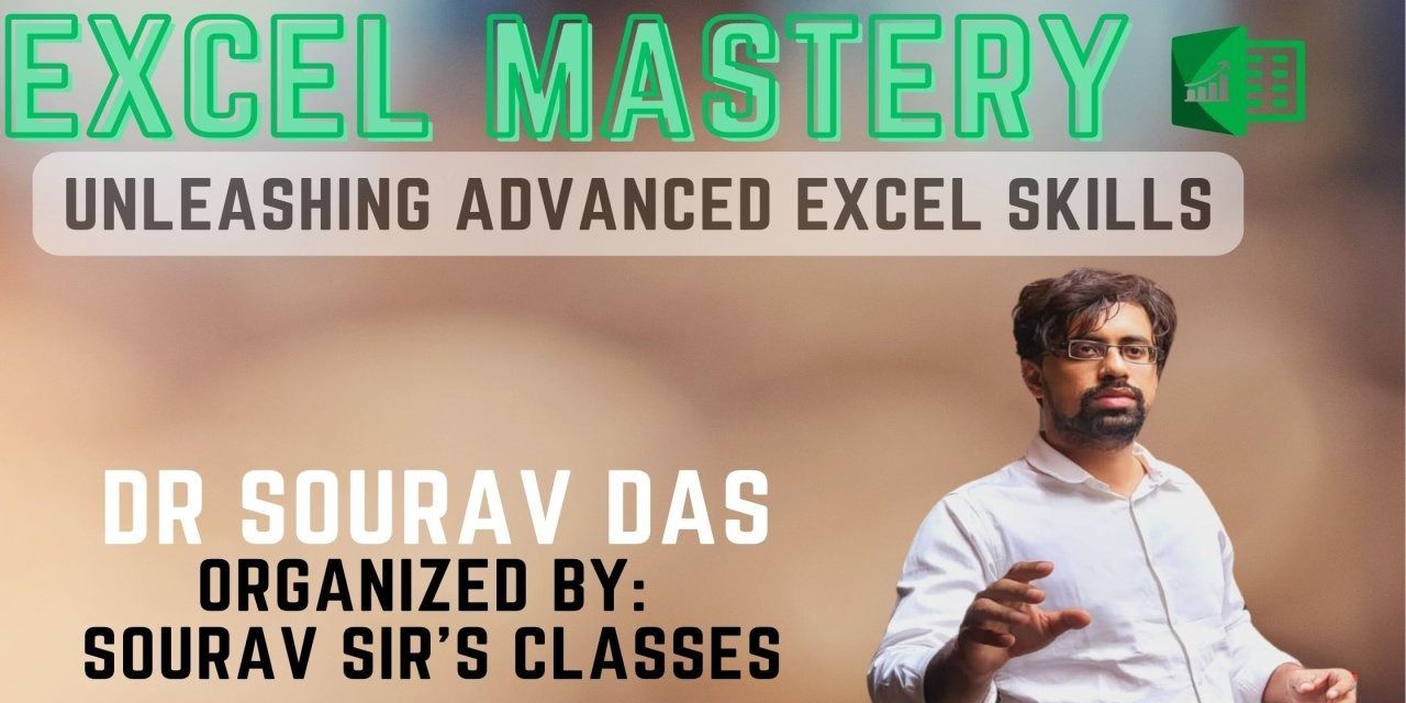 Excel Mastery : Unleashing Advanced Excel Skills workshops Event Tickets Kolkata - BookMyShow