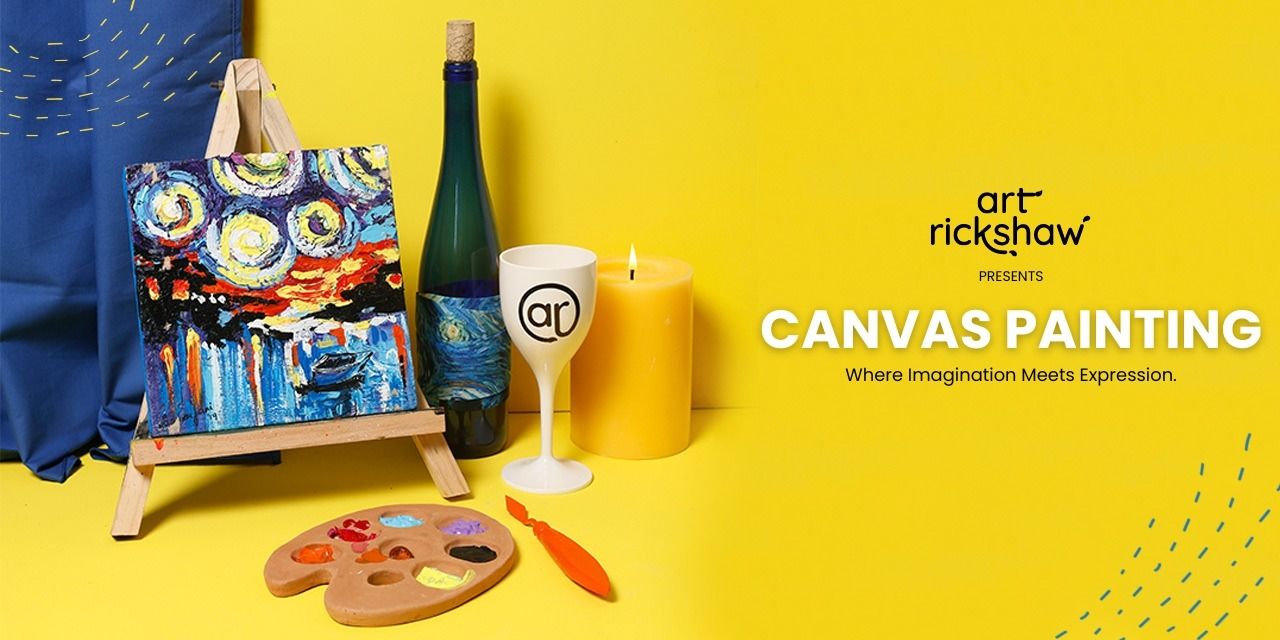 Canvas Painting Workshop workshops Event Tickets Mumbai - BookMyShow