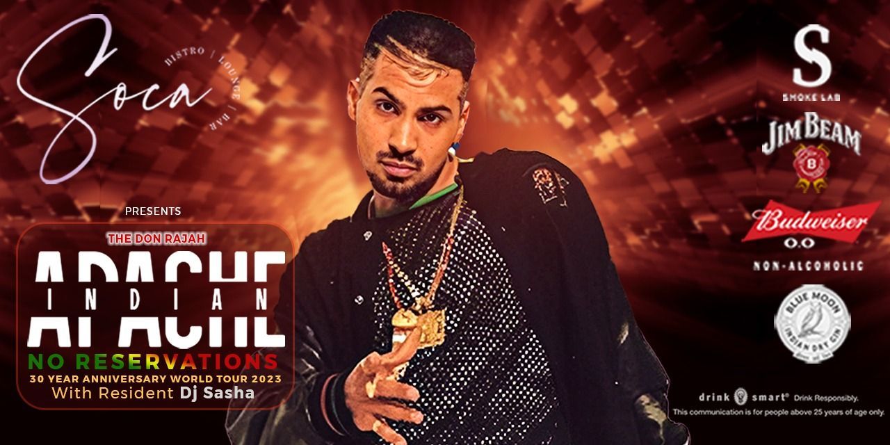 APACHE INDIAN World Tour music-shows Event Tickets Delhi-NCR - BookMyShow