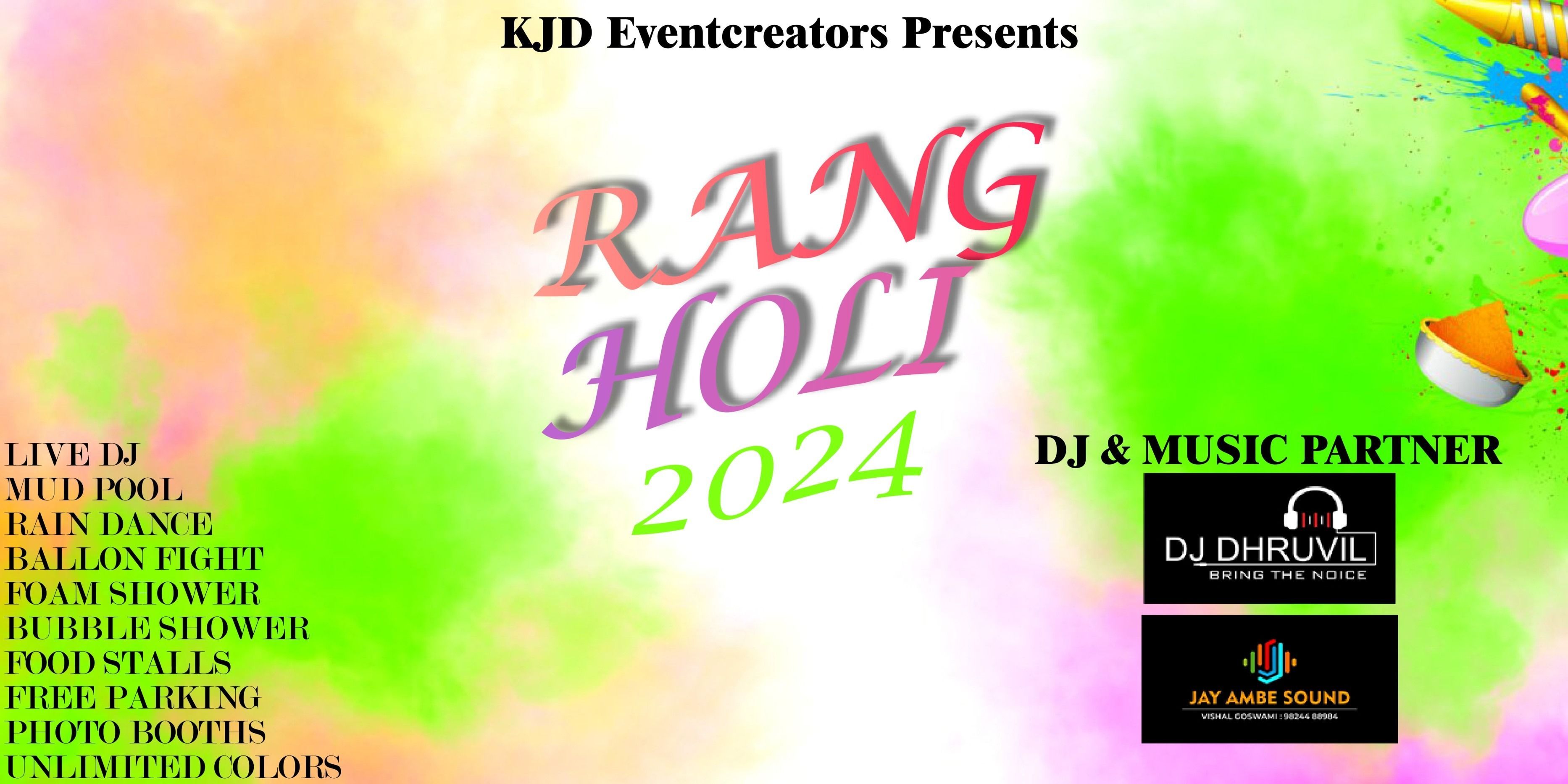 Rang Holi Party 2024 | holi-parties Tickets Mumbai - BookMyShow