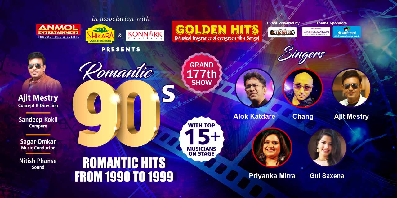 GOLDEN HITS - Romantic 90s music-shows Event Tickets Mumbai - BookMyShow