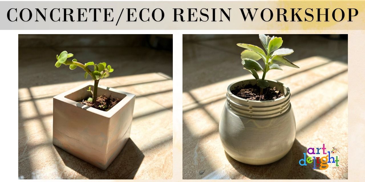 Concrete/Eco Resin workshop workshops Event Tickets Bengaluru - BookMyShow