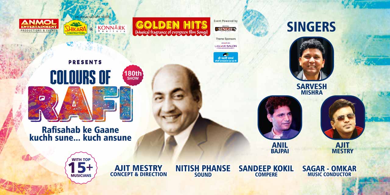 GOLDEN HITS - Colours of RAFI music-shows Event Tickets Mumbai - BookMyShow