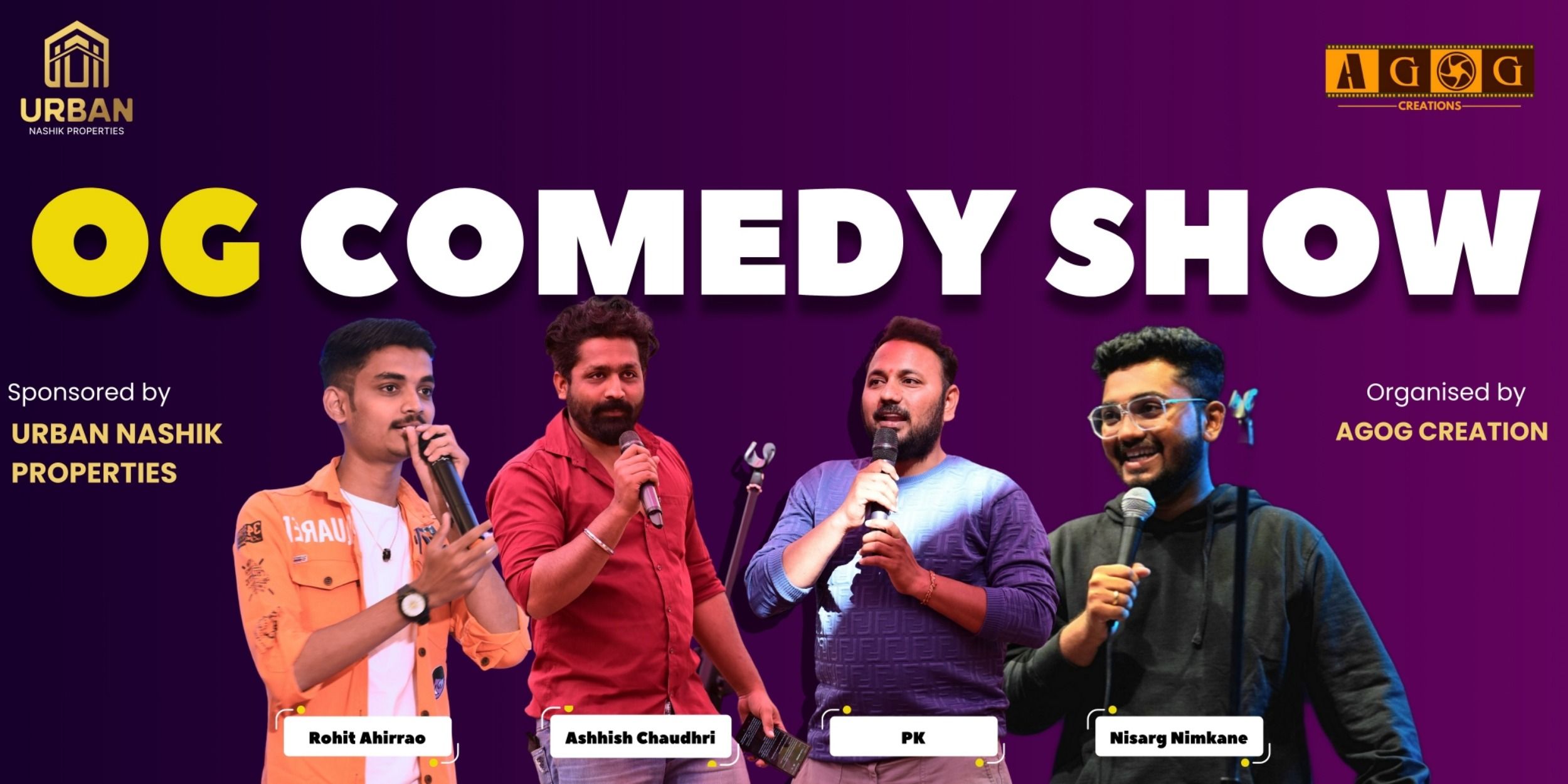 OG comedy show comedy-shows Event Tickets Nashik - BookMyShow