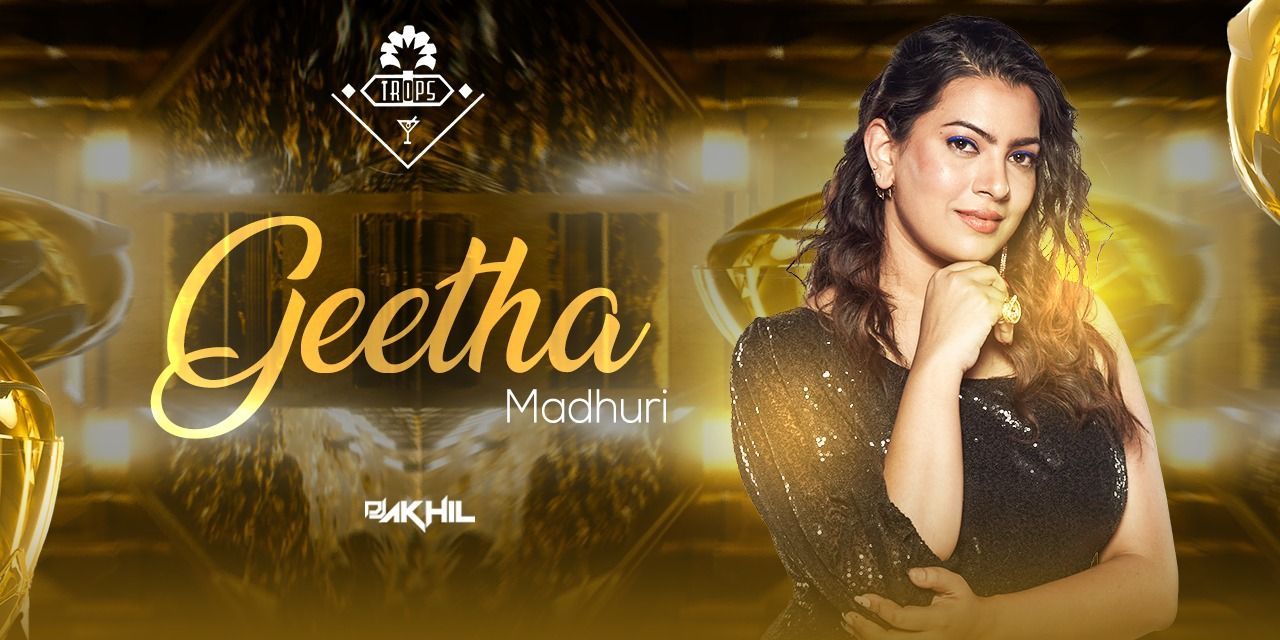 Geetha Madhuri Live at Trops music-shows Event Tickets Hyderabad - BookMyShow