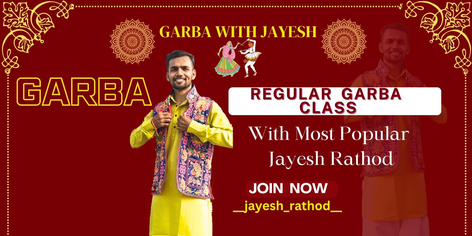Regular Garba Class With Jayesh Rathod workshops Event Tickets ...