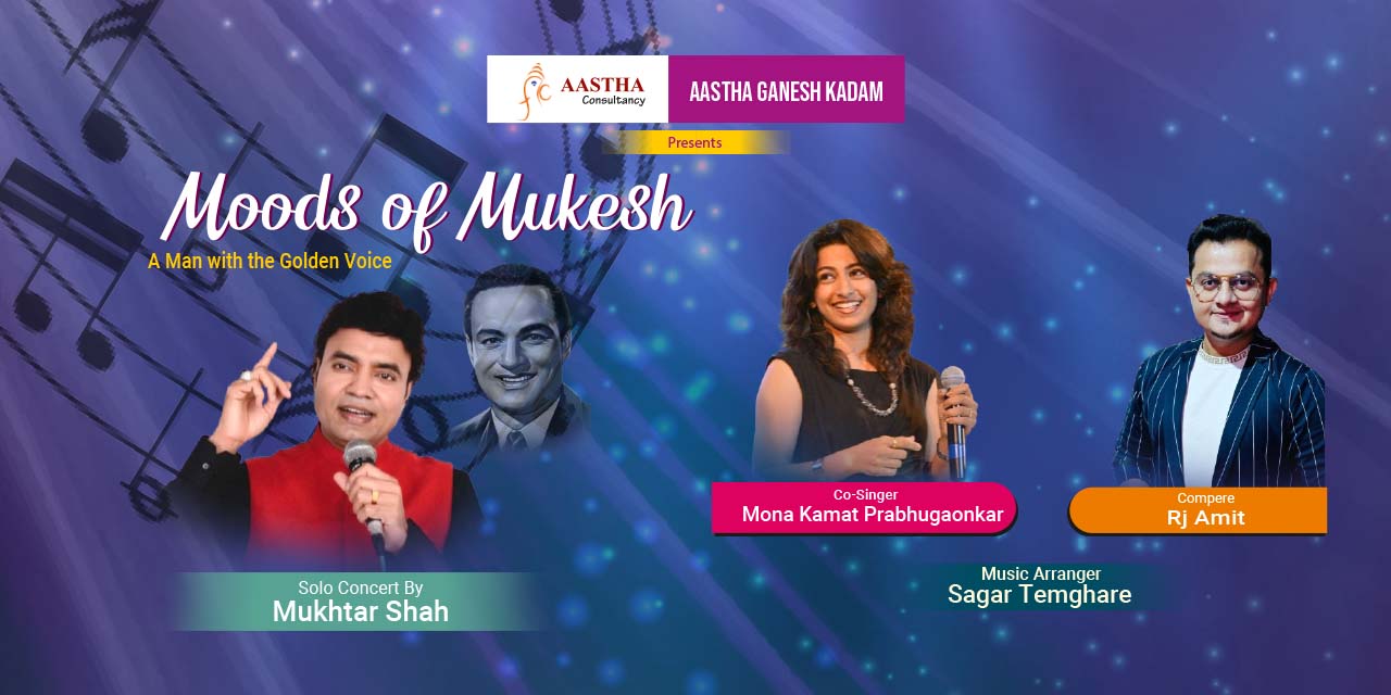 Moods of Mukesh music-shows Event Tickets Mumbai - BookMyShow