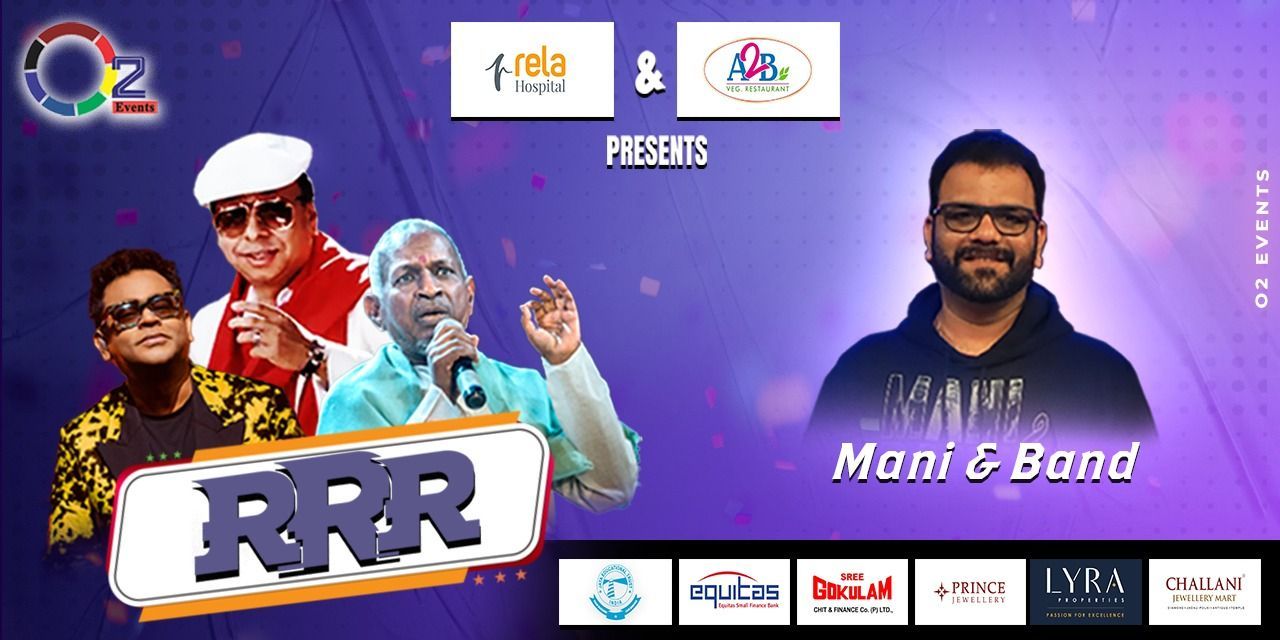 RRR music-shows Event Tickets Chennai - BookMyShow