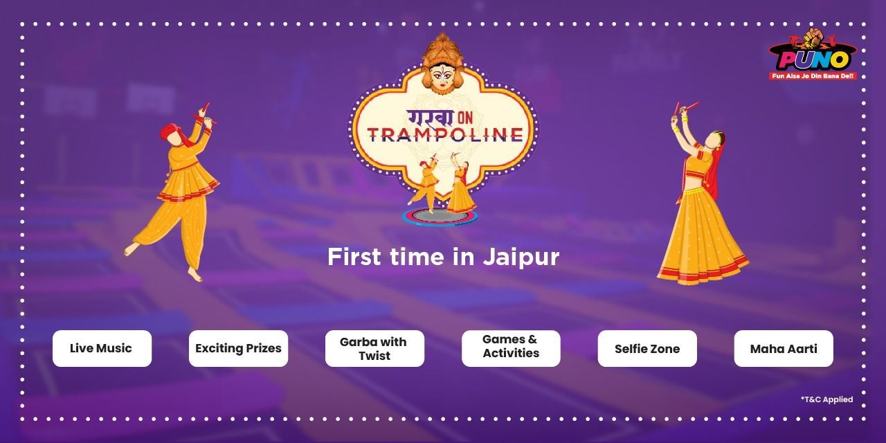 Garba on Trampoline-Navratri Celebration in Jaipur | navratri Tickets ...