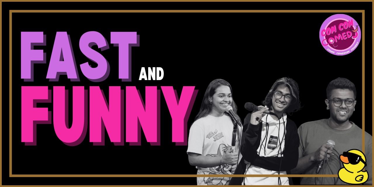 FAST AND FUNNY comedy-shows Event Tickets Ahmedabad - BookMyShow