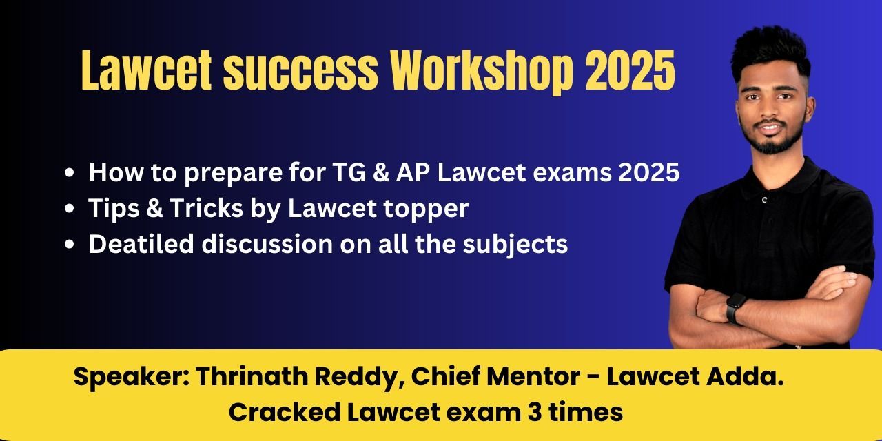 Lawcet 2025 success Workshop workshops Event Tickets Hyderabad - BookMyShow