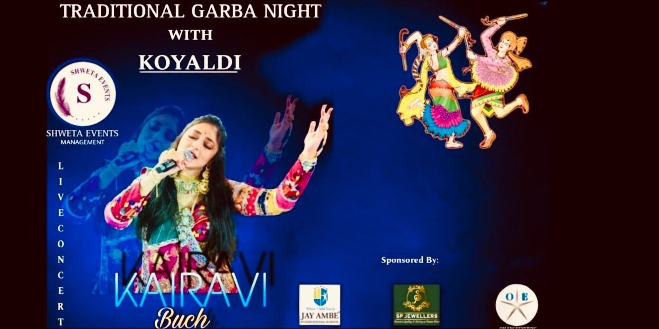 Traditional Garba night with koyaldi -KaiRavi BUCH | navratri Tickets ...