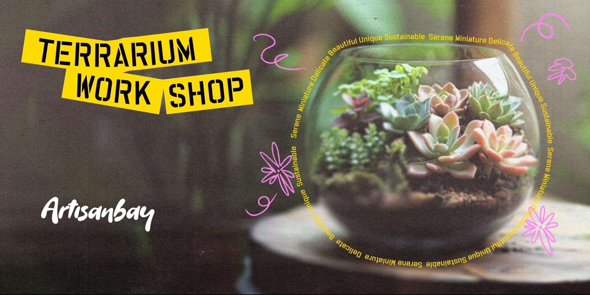 Terrarium Workshop at Mindspace Social workshops Event Tickets Hyderabad - BookMyShow