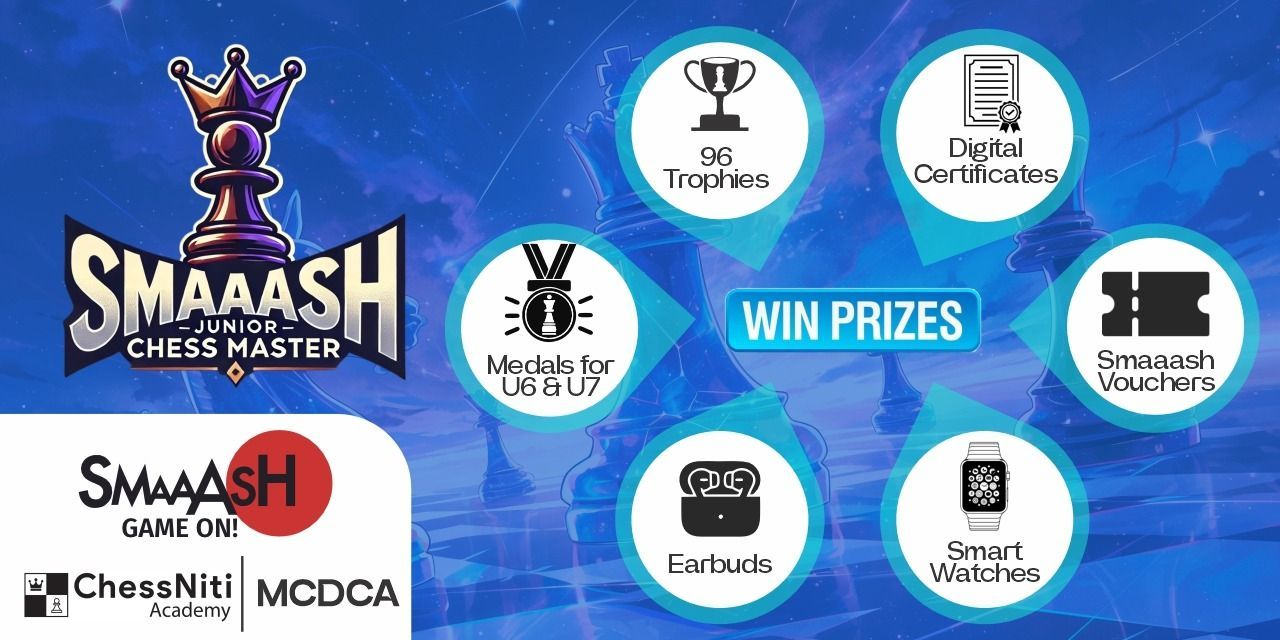Smaaash Junior Chess Master Tournament - chess Event Tickets - BookMyShow