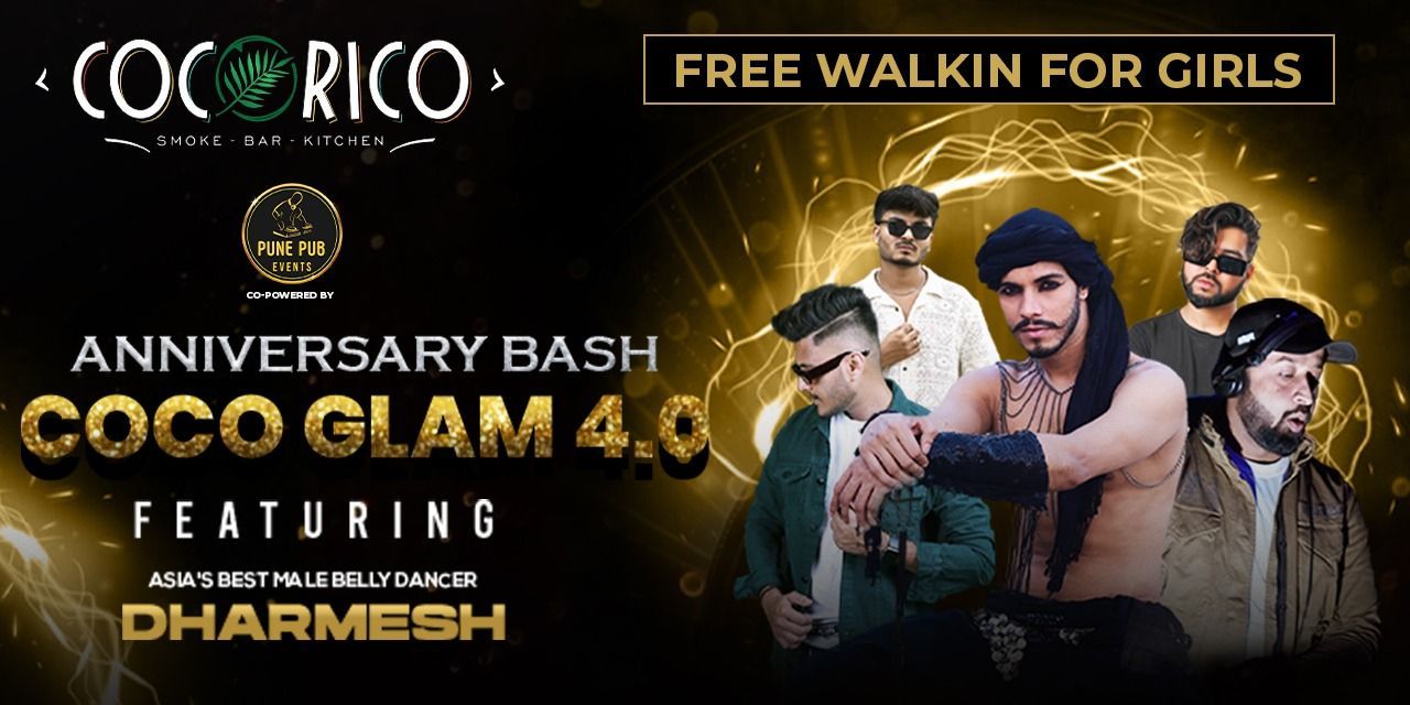 COCO GLAM 4.0 (ANNIVERSARY BASH) | parties Tickets Pune - BookMyShow