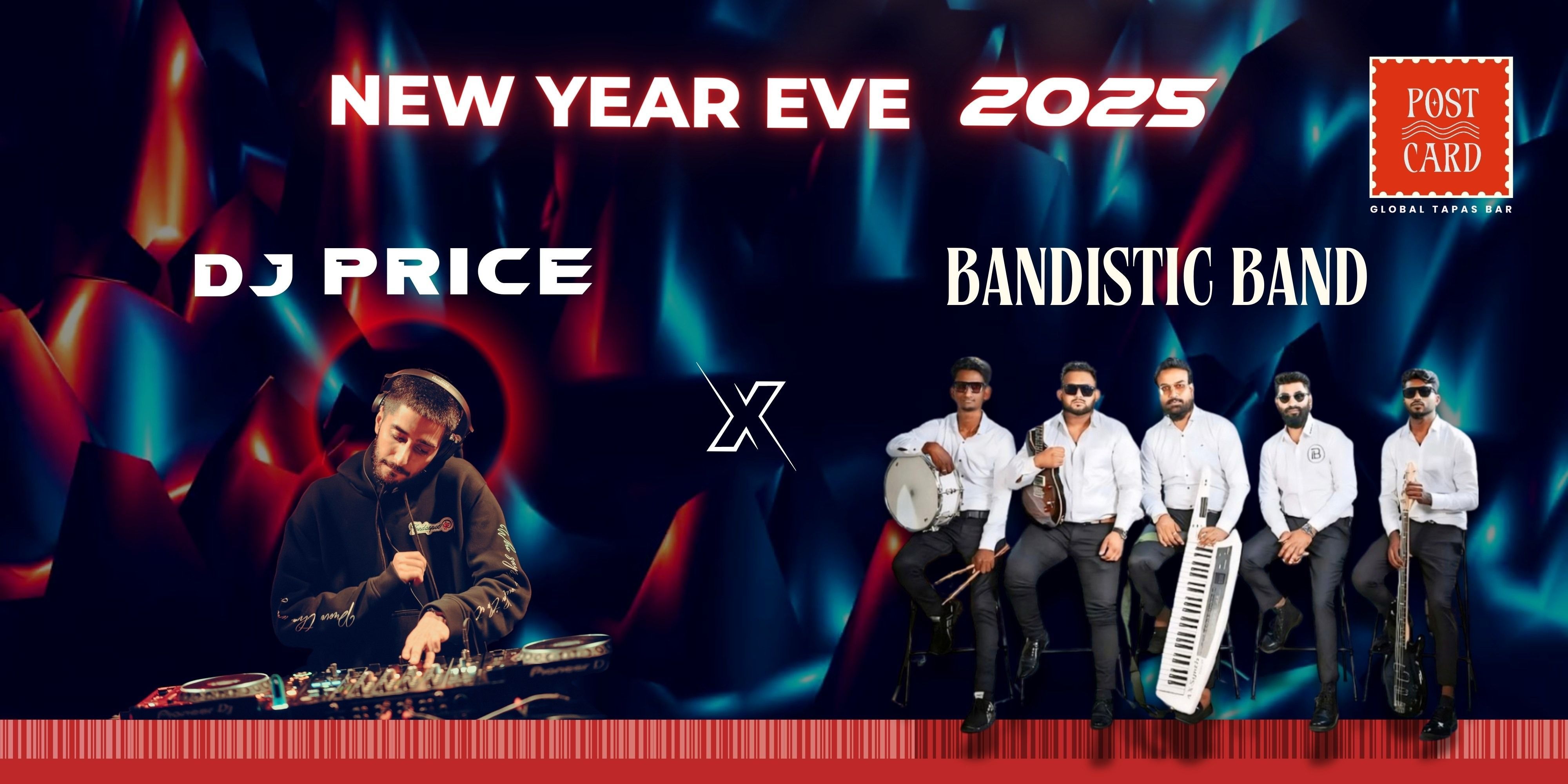 NYE 2025 Ft Bandistic Band @Postcard Tapas Bar nye-parties Event ...