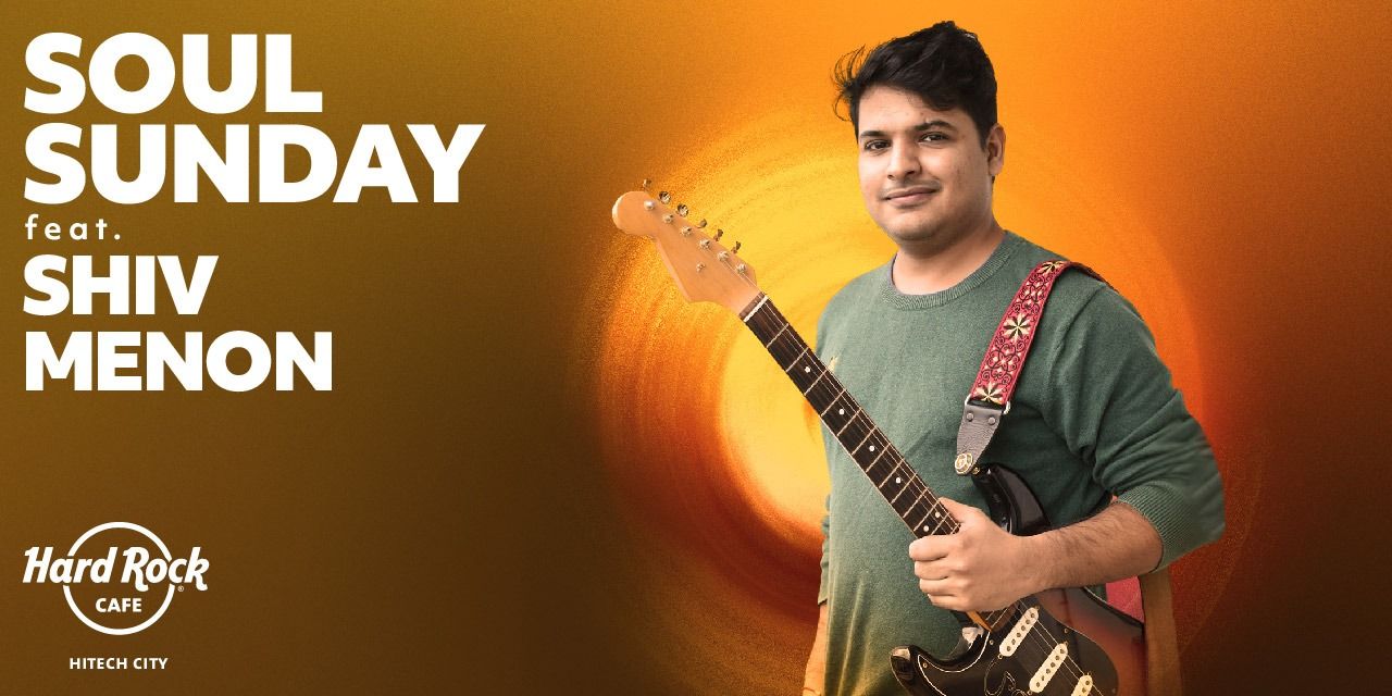 Soul Sunday ft. Shiv Menon Live music-shows Event Tickets Hyderabad ...