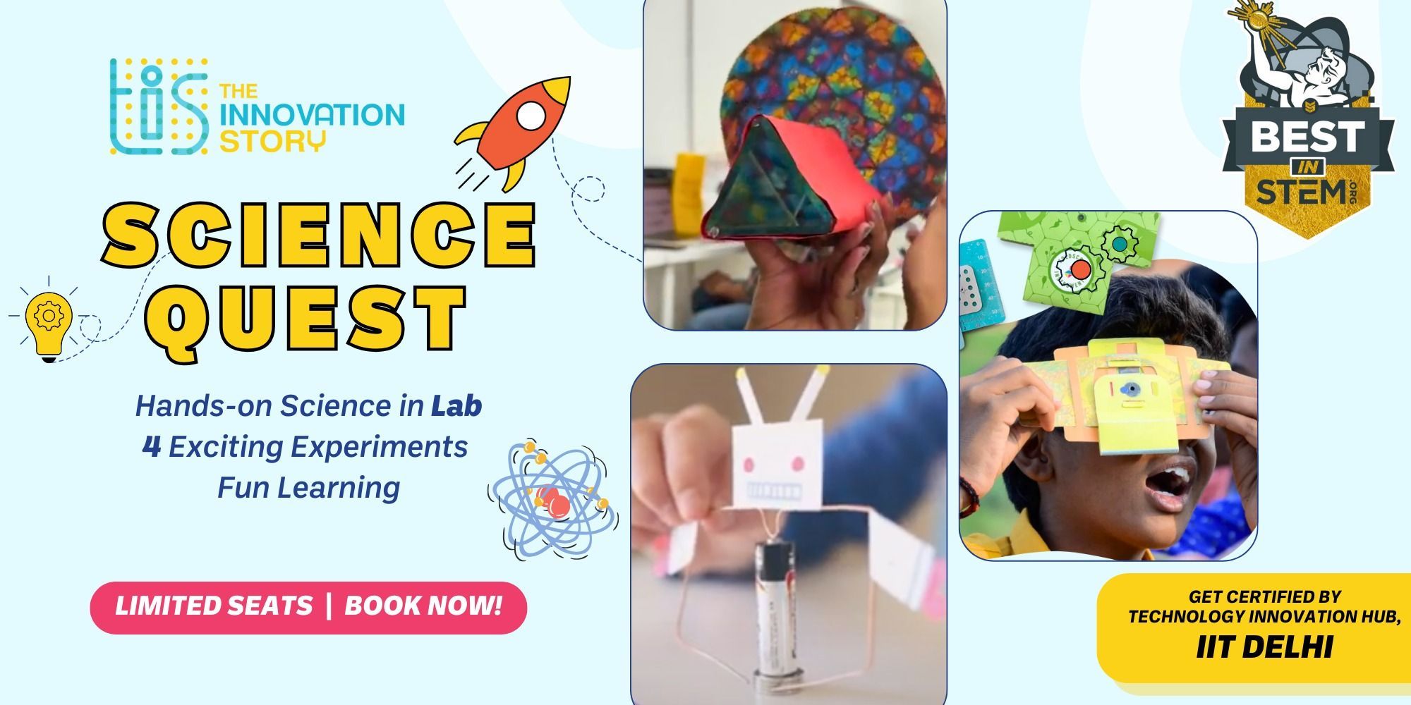 Science Quest - Fun Labs for Curious Kids kids Event Tickets Mumbai ...