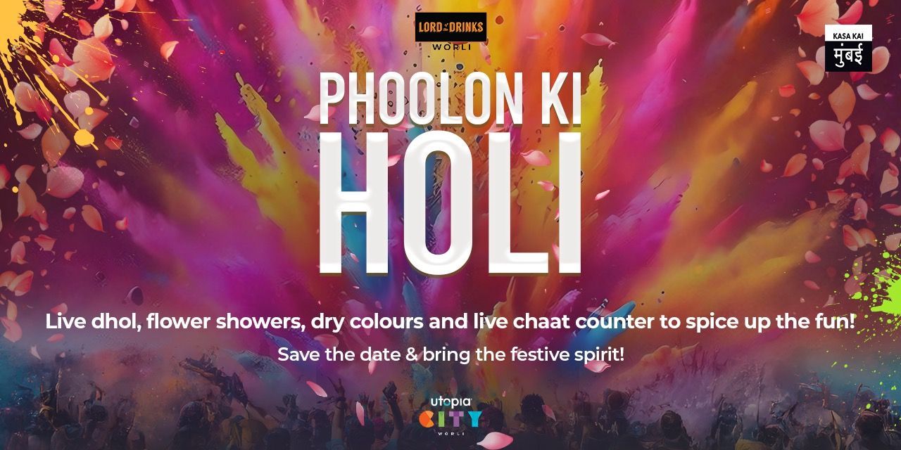 Phoolon Ki Holi 2025 | holi-parties Tickets Mumbai - BookMyShow