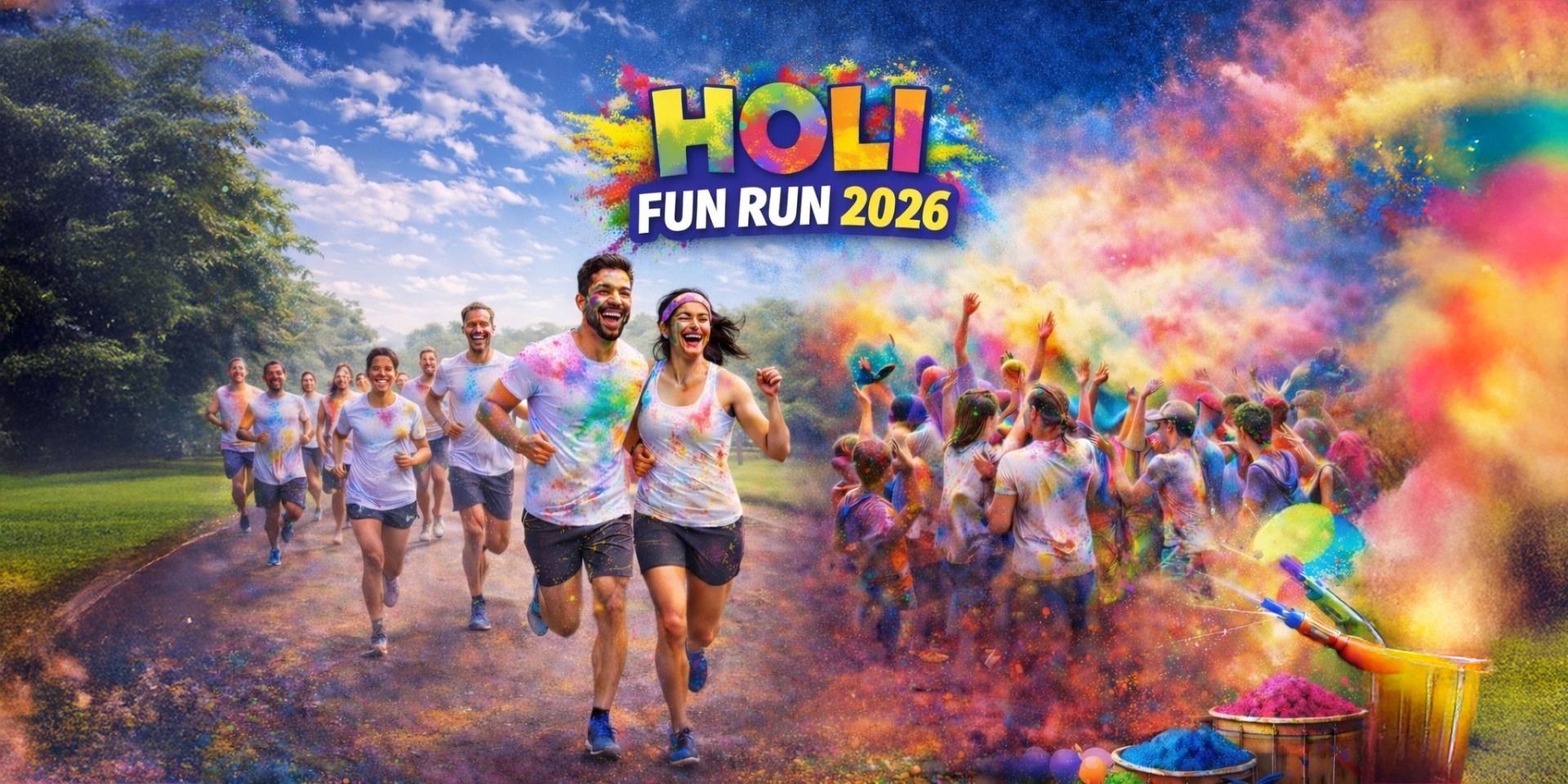 Holi Fun Run 2026 - running Event Tickets - BookMyShow