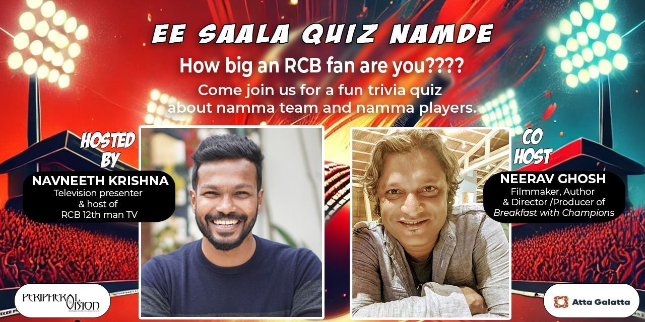 RCB Quiz | quizzes-and-competitions Tickets Mumbai - BookMyShow