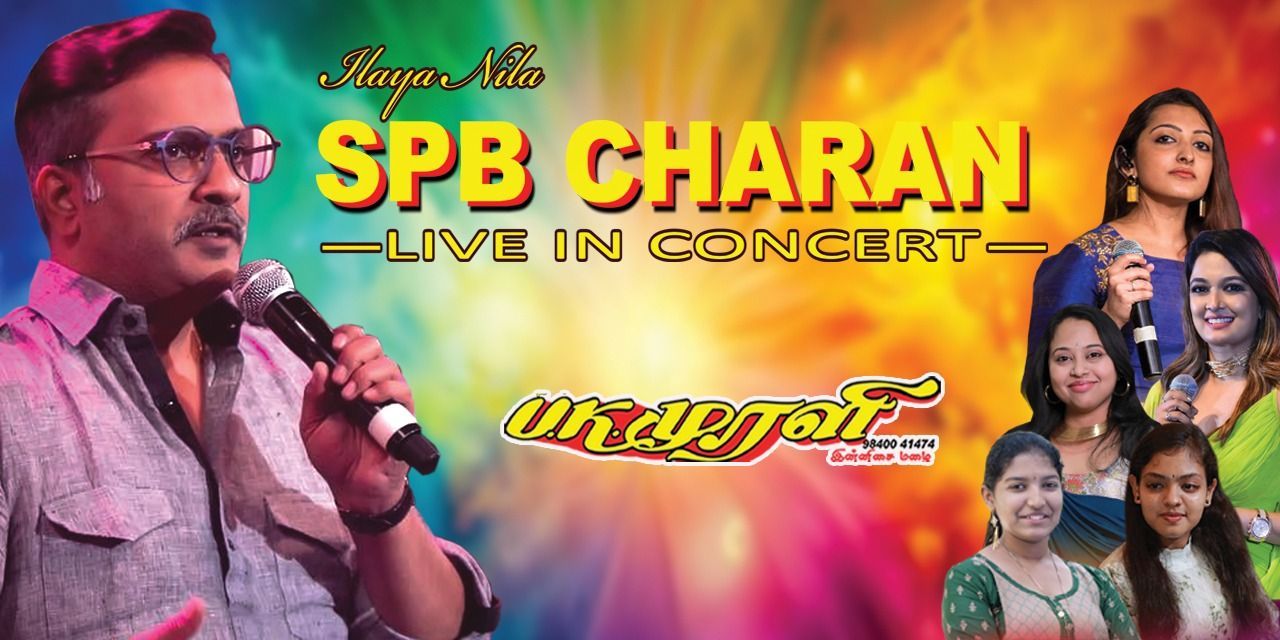 SPB CHARAN LIVE IN CONCERT music-shows Event Tickets Hosur - BookMyShow
