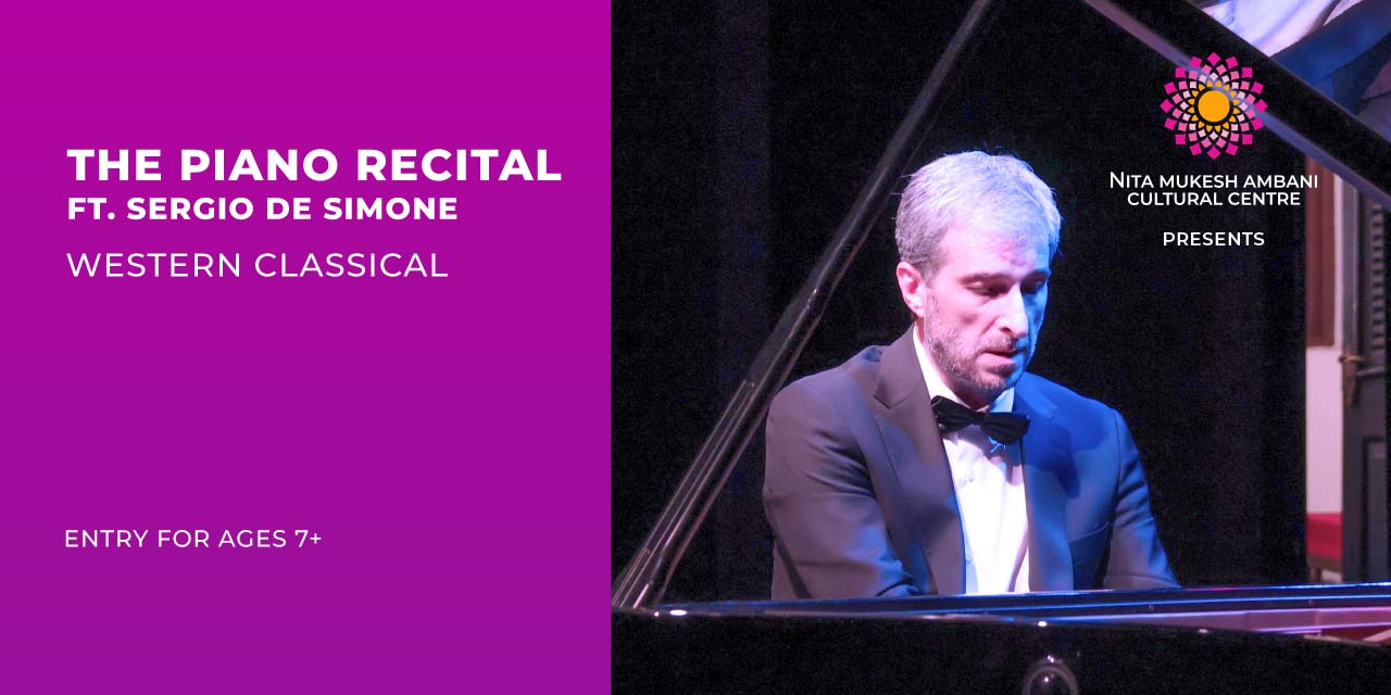The Piano Recital ft. Sergio De Simone music-shows Event Tickets Mumbai - BookMyShow
