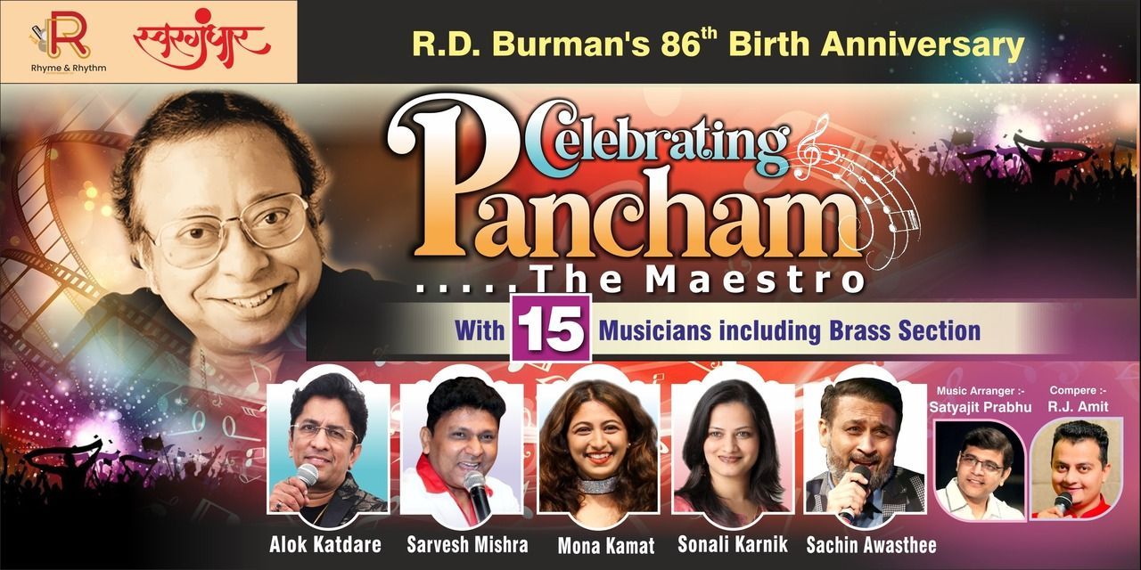 Celebrating PANCHAM The Maestro music-shows Event Tickets Mumbai ...