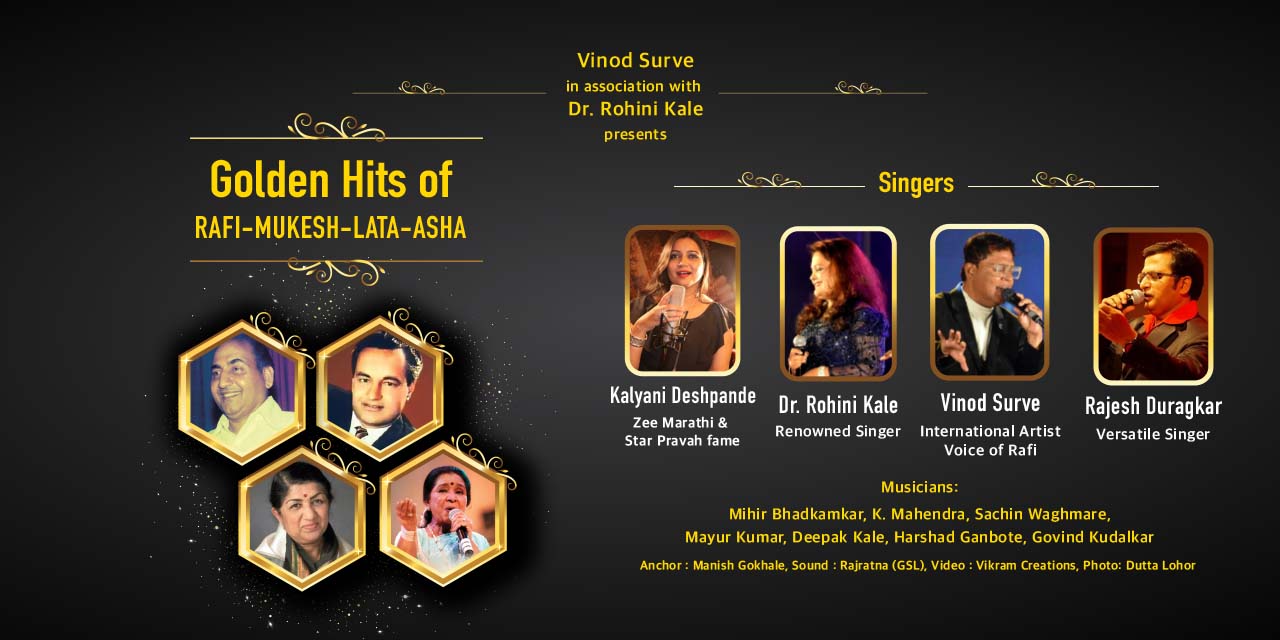 Golden Hits of Rafi - Mukesh - Lata - Asha music-shows Event Tickets ...