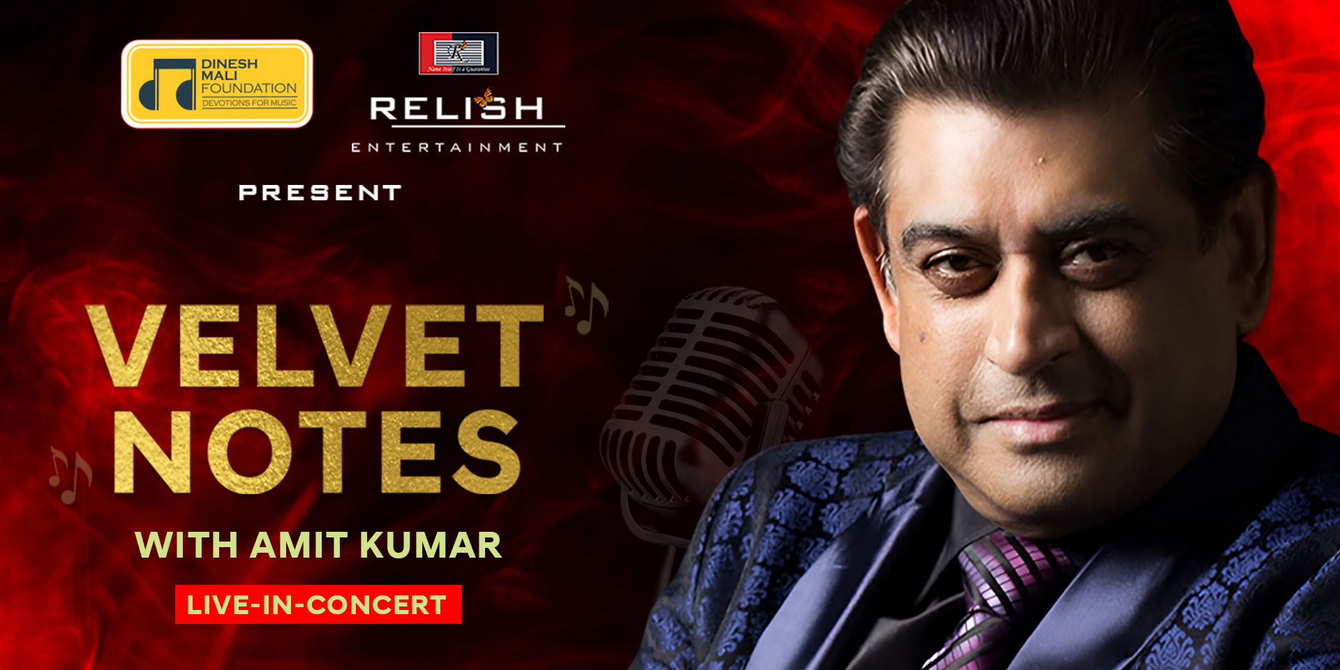 Amit Kumar Live in Concert music-shows Event Tickets Kolhapur - BookMyShow