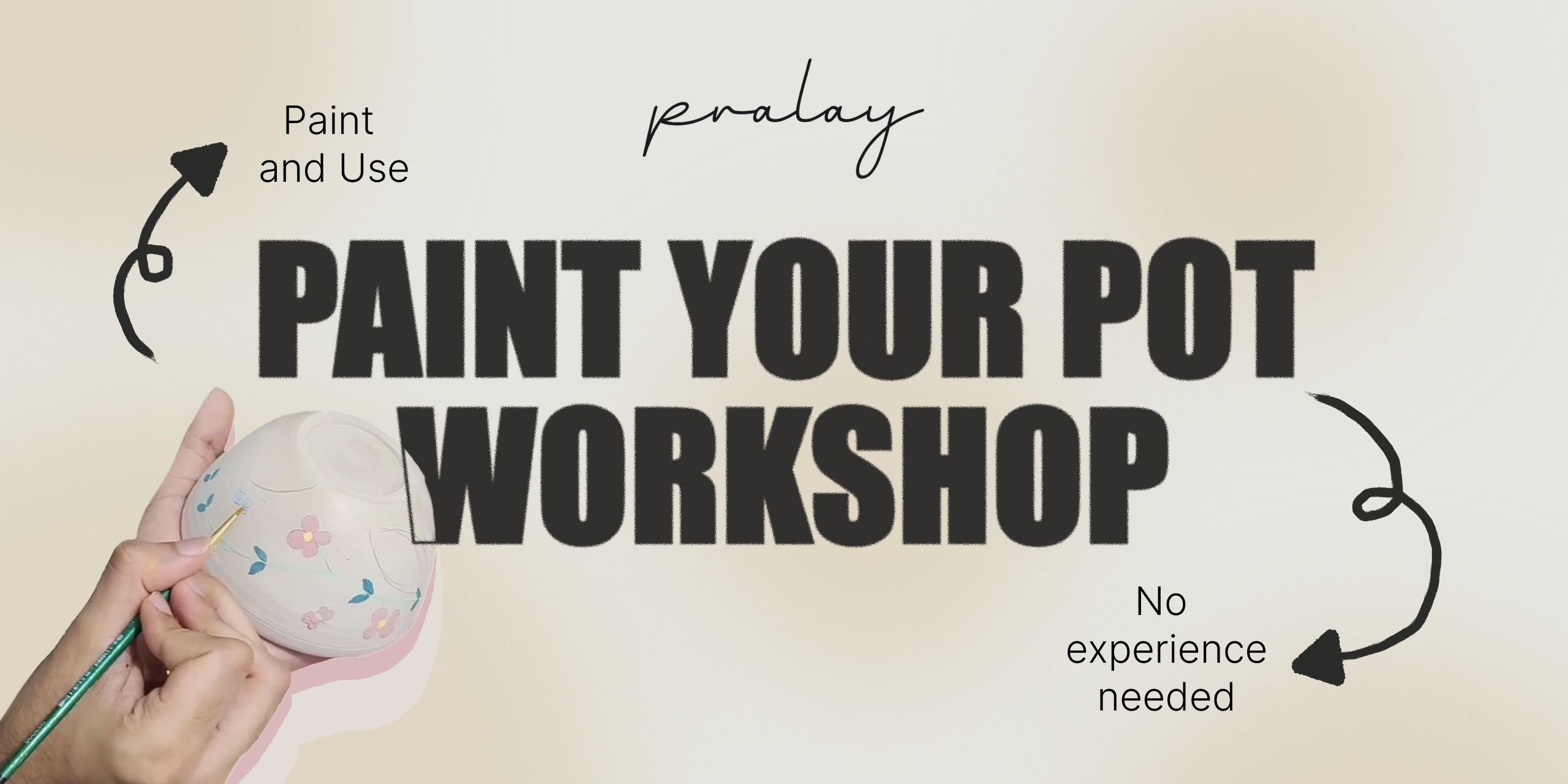 Paint Your Pot - Pottery Workshop workshops Event Tickets Delhi-NCR ...