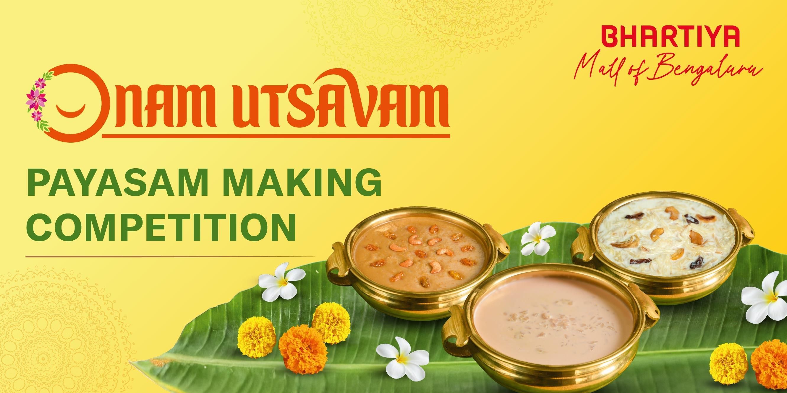 Onam Utsavam - Payasam Making Competition | quizzes-and-competitions ...