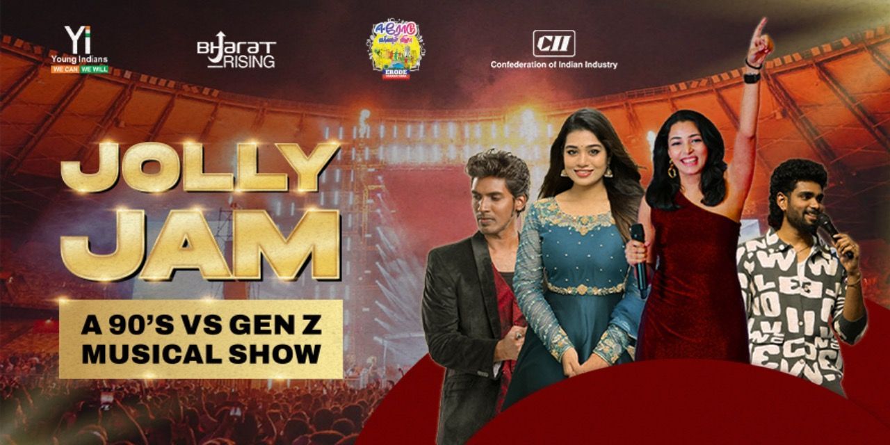 Jolly Jam A 90s vs Gen Z Musical Show music-shows Event Tickets Erode - BookMyShow