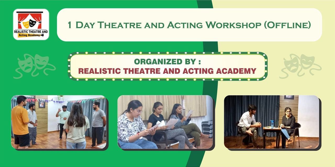 1 Day Theatre and Acting Workshop (Offline) workshops Event Tickets ...