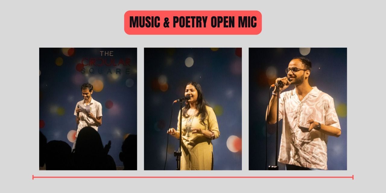 Music & Poetry Open Mic performances Event Tickets Bengaluru - BookMyShow