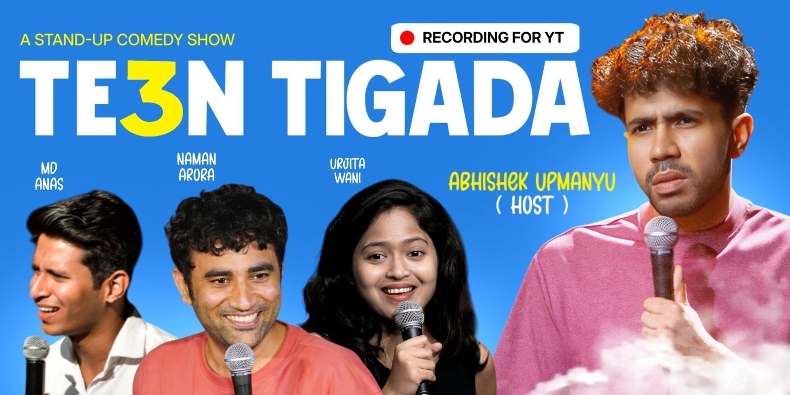 Teen Tigada comedy-shows Event Tickets Mumbai - BookMyShow