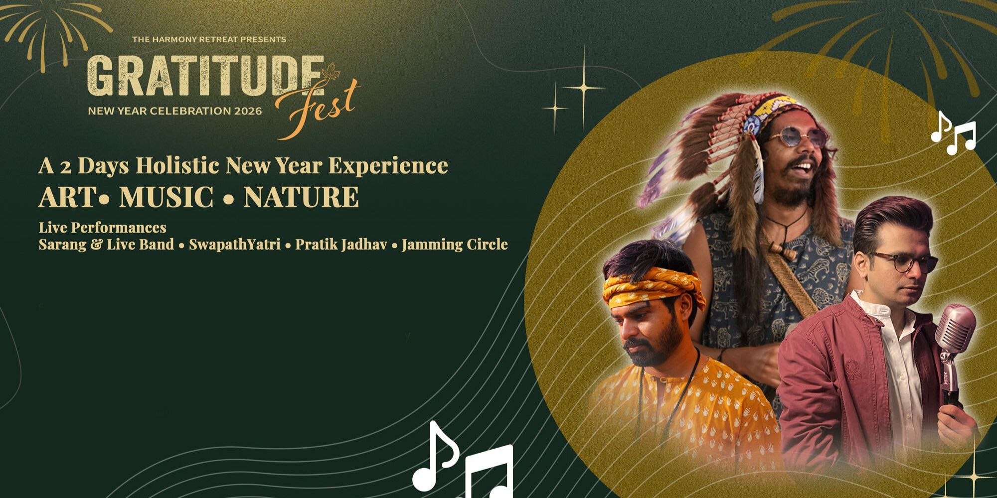 Gratitude Fest 31st Dec 2025 music-shows Event Tickets Nashik - BookMyShow