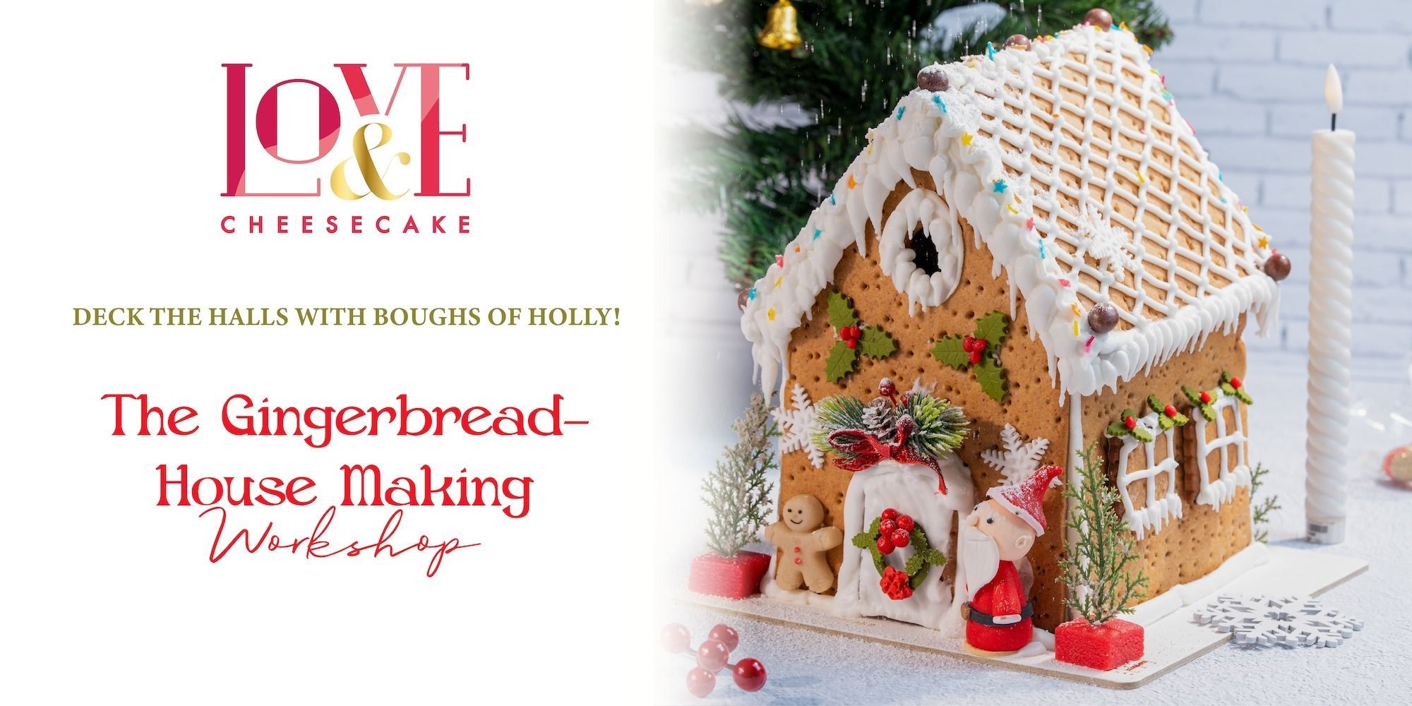 Gingerbread House Workshop by Love & Cheesecake workshops Event Tickets ...