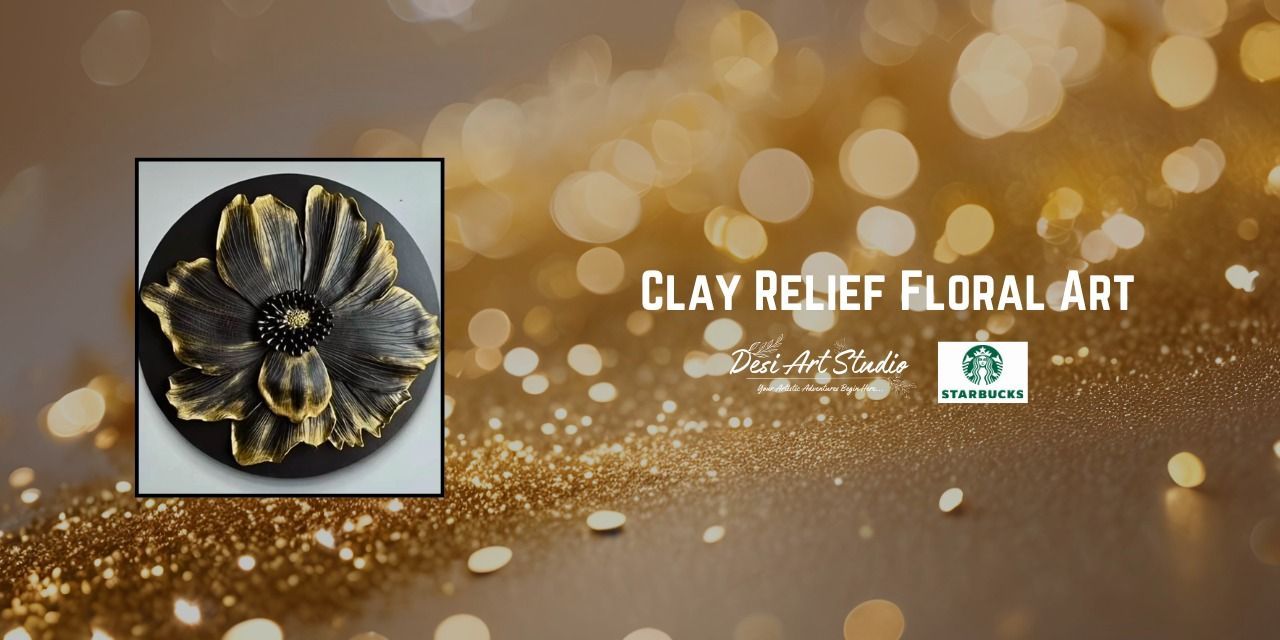 Clay Relief Floral Art - Desi Art Studio workshops Event Tickets ...