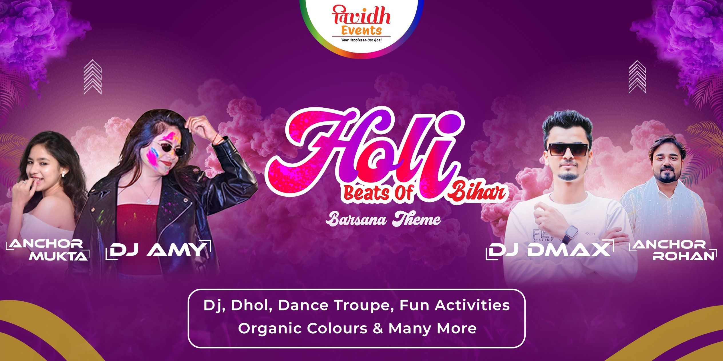 Holi - Beats of Bihar | holi-parties Tickets Patna - BookMyShow