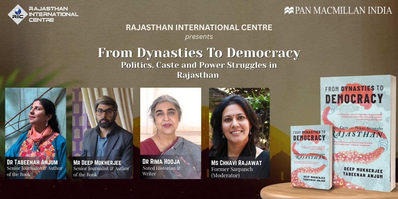 Book Talk: From Dynasties to Democracy talks Event Tickets Jaipur ...
