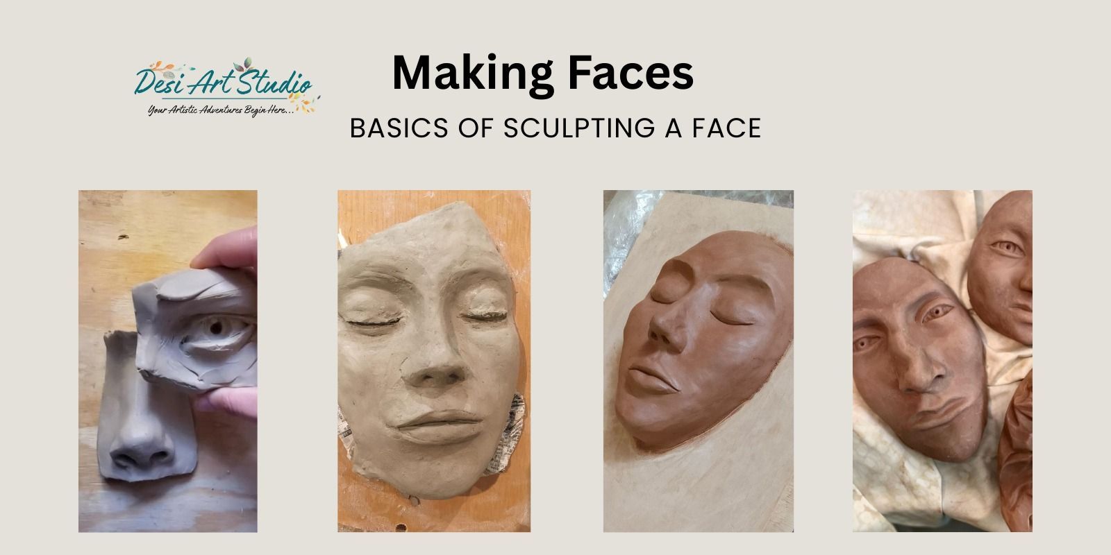 Face Sculpting Basics - Desi Art Studio workshops Event Tickets Pune ...