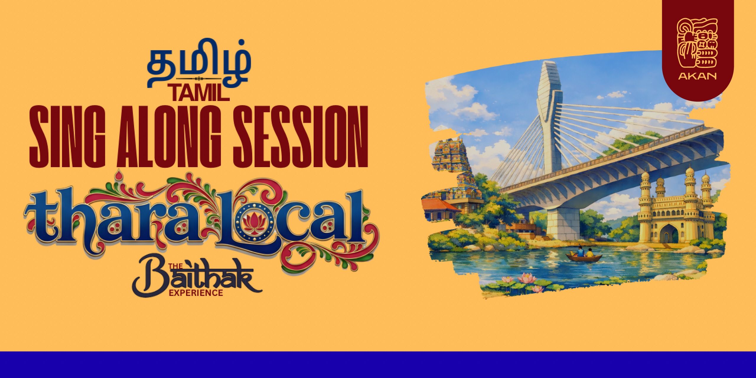 Thara Local -Tamil Sing Along Session at Akan music-shows Event Tickets ...