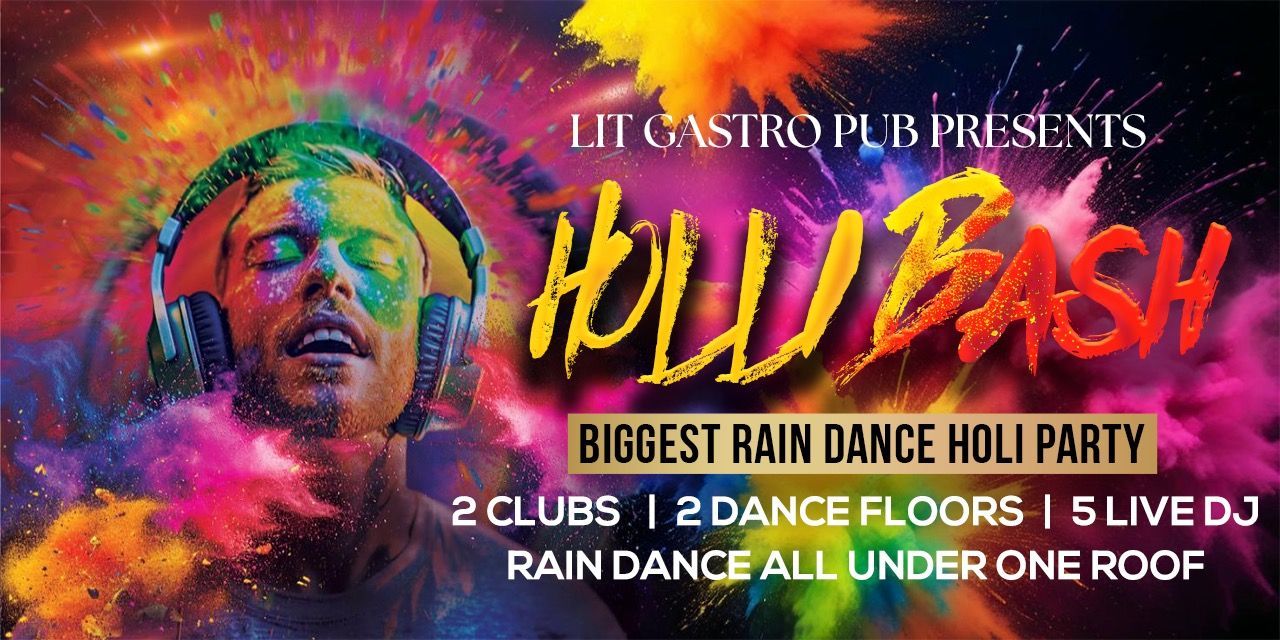 Biggest Bollywood Rain Dance Holi Party | holi-parties Tickets ...