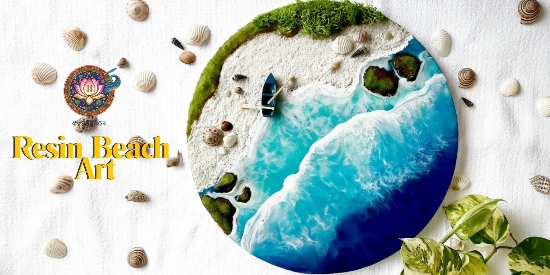 Resin Beach Art Workshop - Kalaantara workshops Event Tickets Mumbai ...
